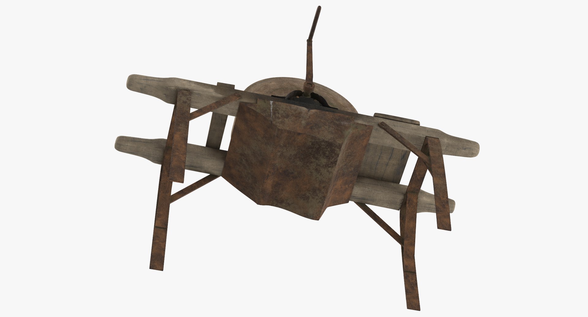 3d Obj Blacksmiths Grinding Stone