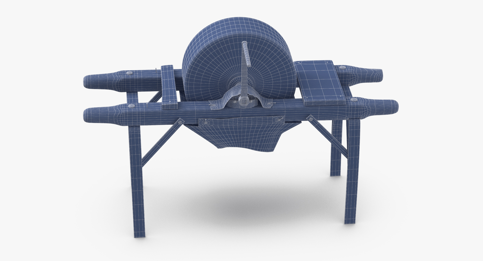 3d obj blacksmiths grinding stone