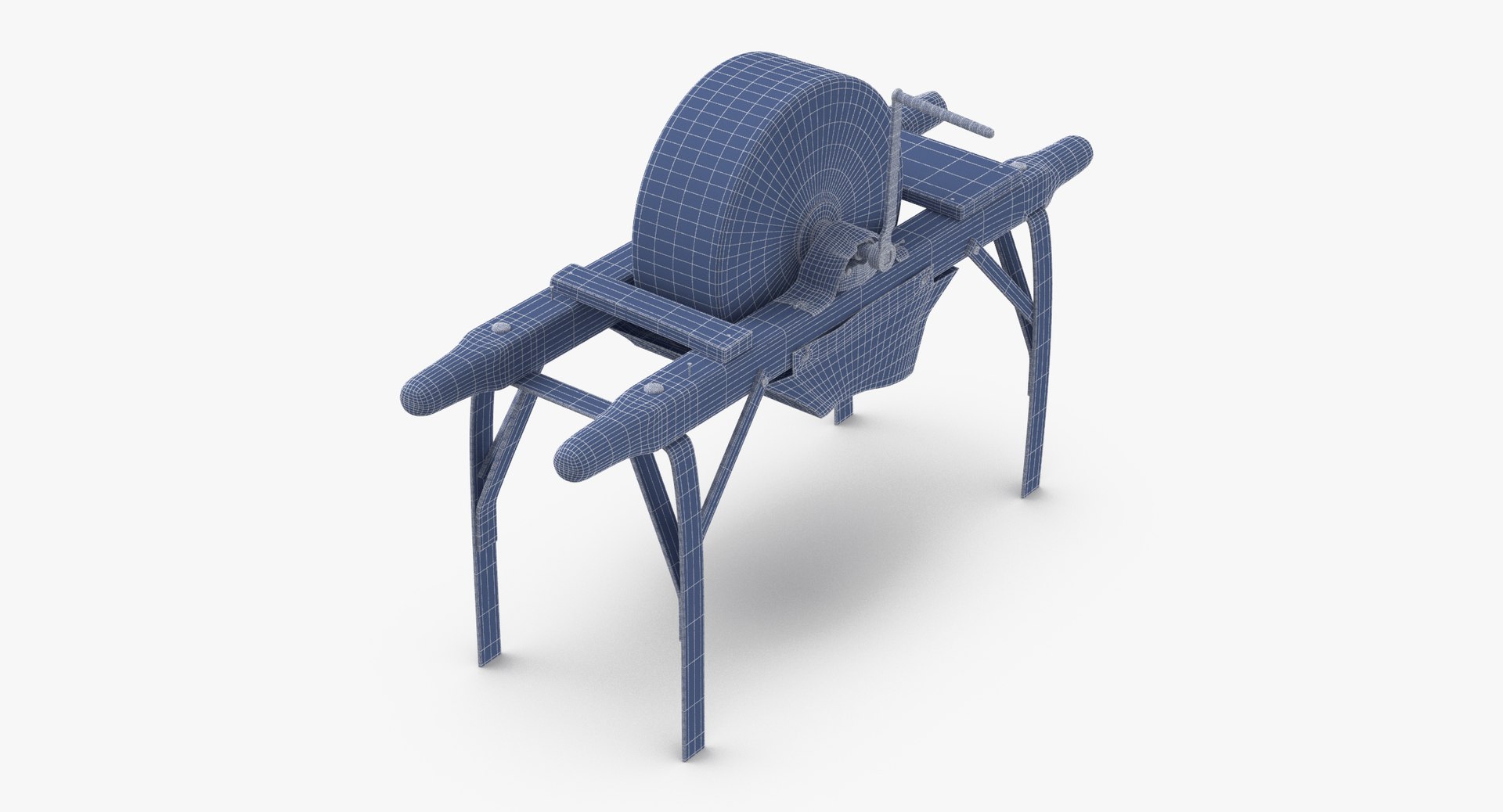 3d Obj Blacksmiths Grinding Stone