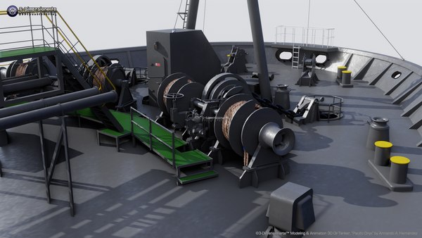 modelo 3d Oil Tanker Ship DW 50000MT - TurboSquid 2075051
