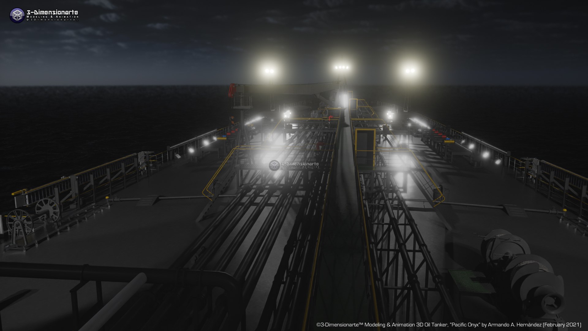 3D Model Oil Tanker Ship DW 50000MT - TurboSquid 2075051