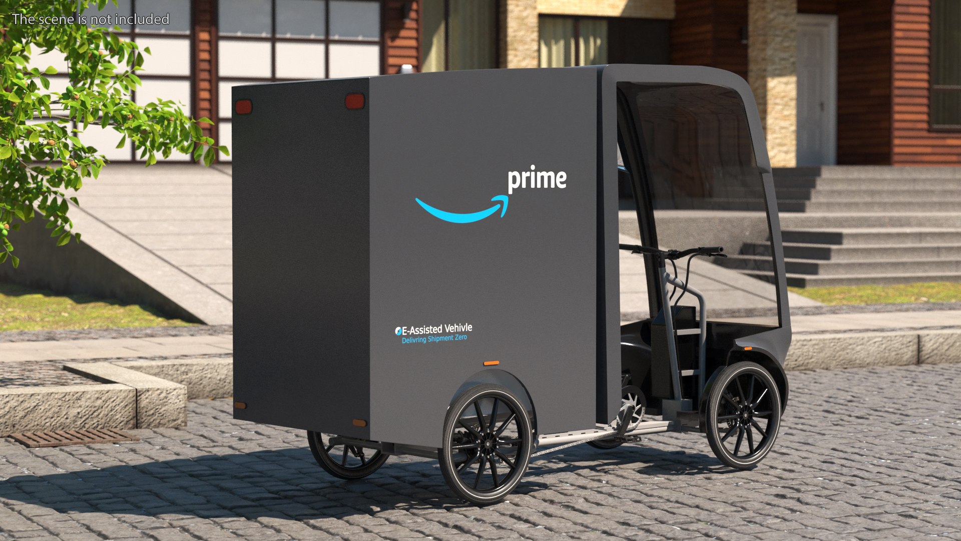 3D Amazon EAV Cargo Delivery Bike - TurboSquid 2192822