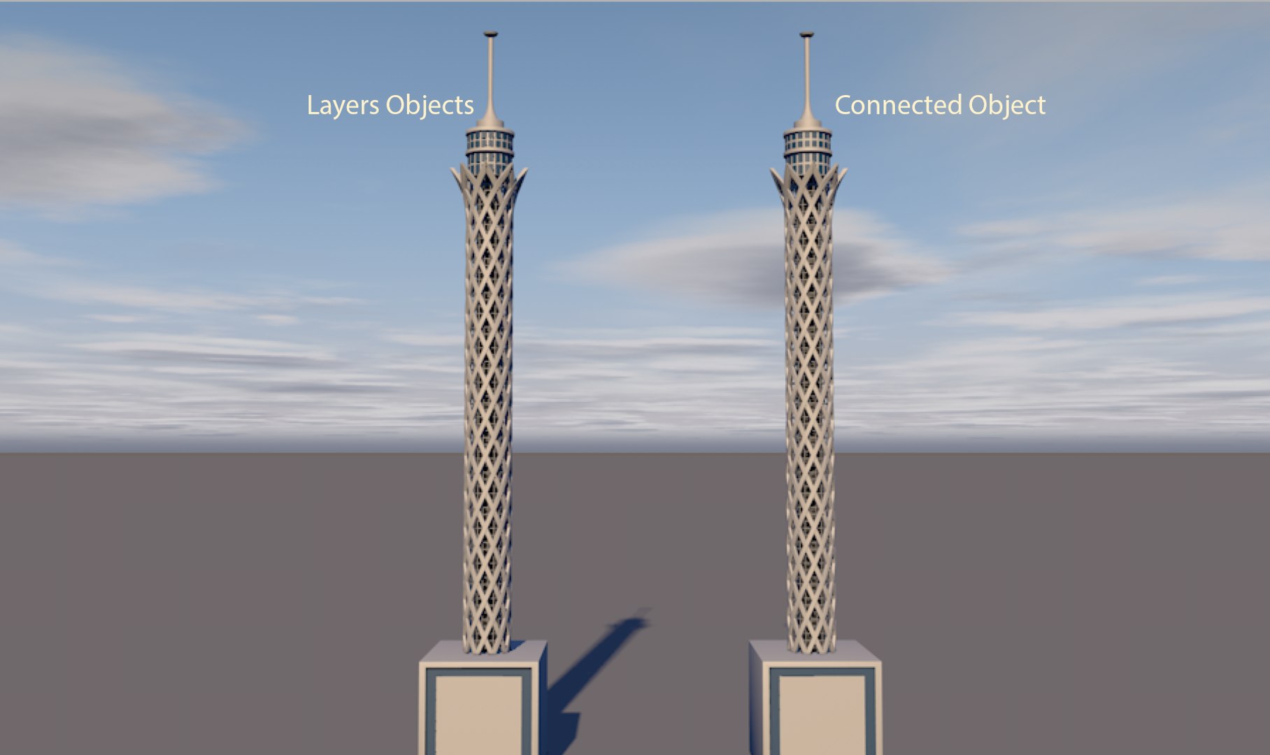 Cairo Tower 3D Model - TurboSquid 1365781