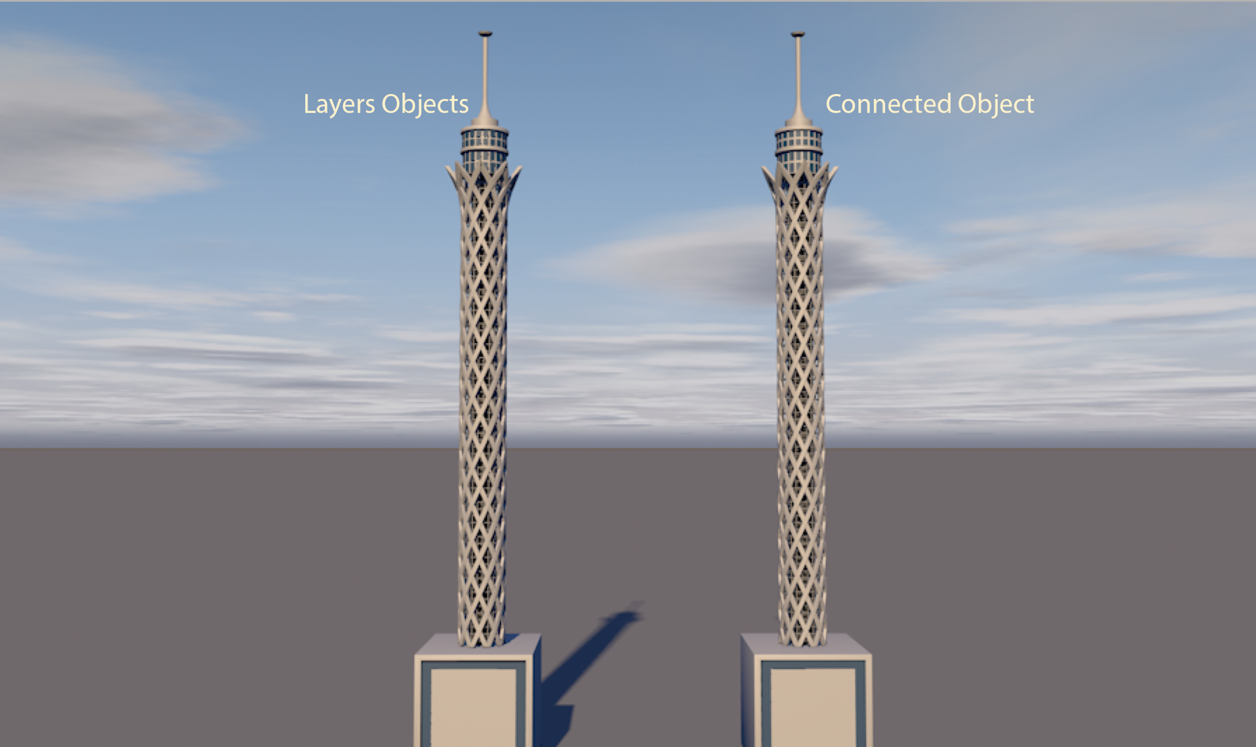 Cairo tower 3D model - TurboSquid 1365781