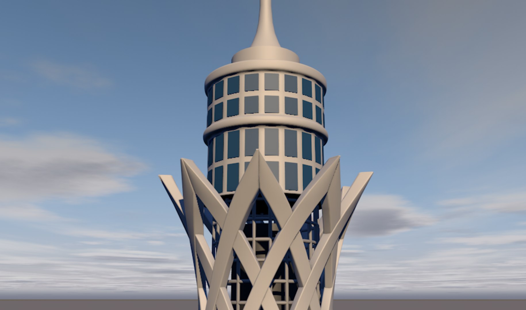 Cairo Tower 3D Model - TurboSquid 1365781