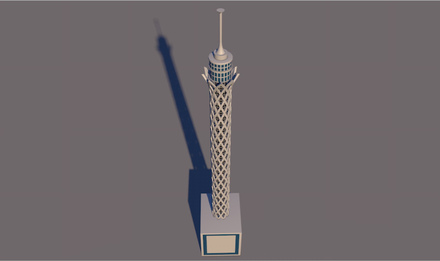 Cairo Tower 3D Model - TurboSquid 1365781