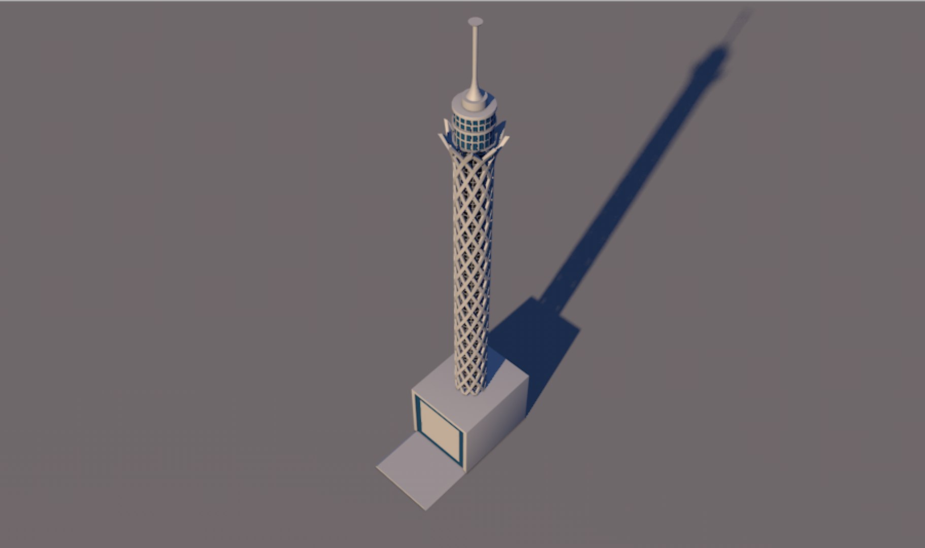 Cairo Tower 3D Model - TurboSquid 1365781