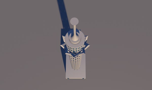 Cairo tower 3D model - TurboSquid 1365781