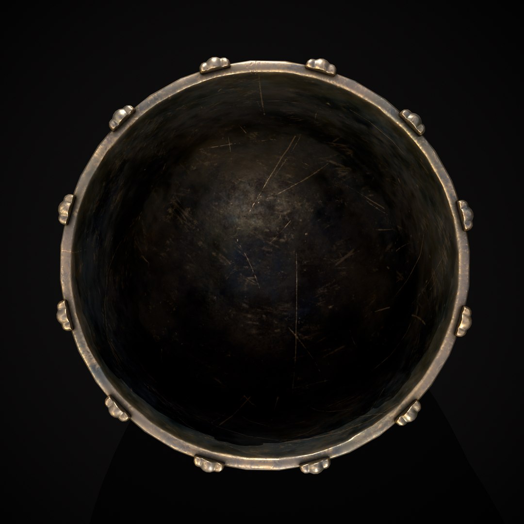 Bronze Decorative Cauldron Model - TurboSquid 2158994