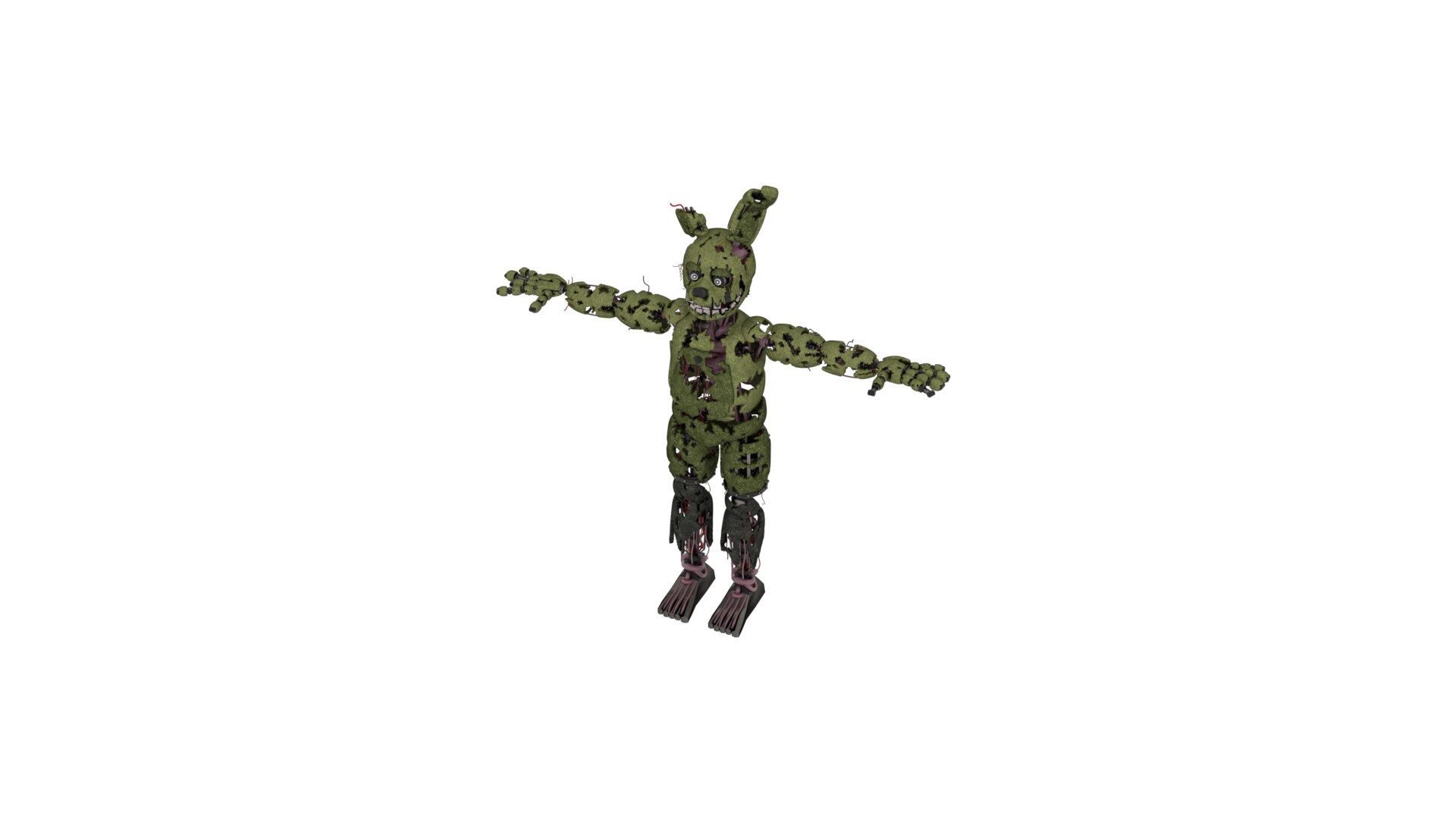 FNAF Springtrap 3D - TurboSquid 2363377