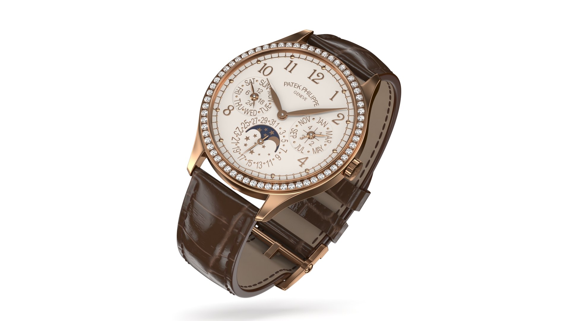 3D Patek Philippe 7140G Grand Complications Gold Model - TurboSquid 2372316