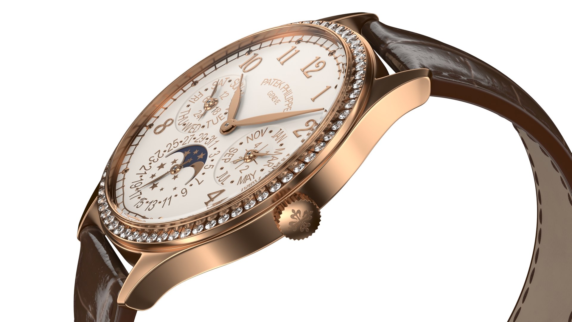 3D Patek Philippe 7140G Grand Complications Gold Model - TurboSquid 2372316