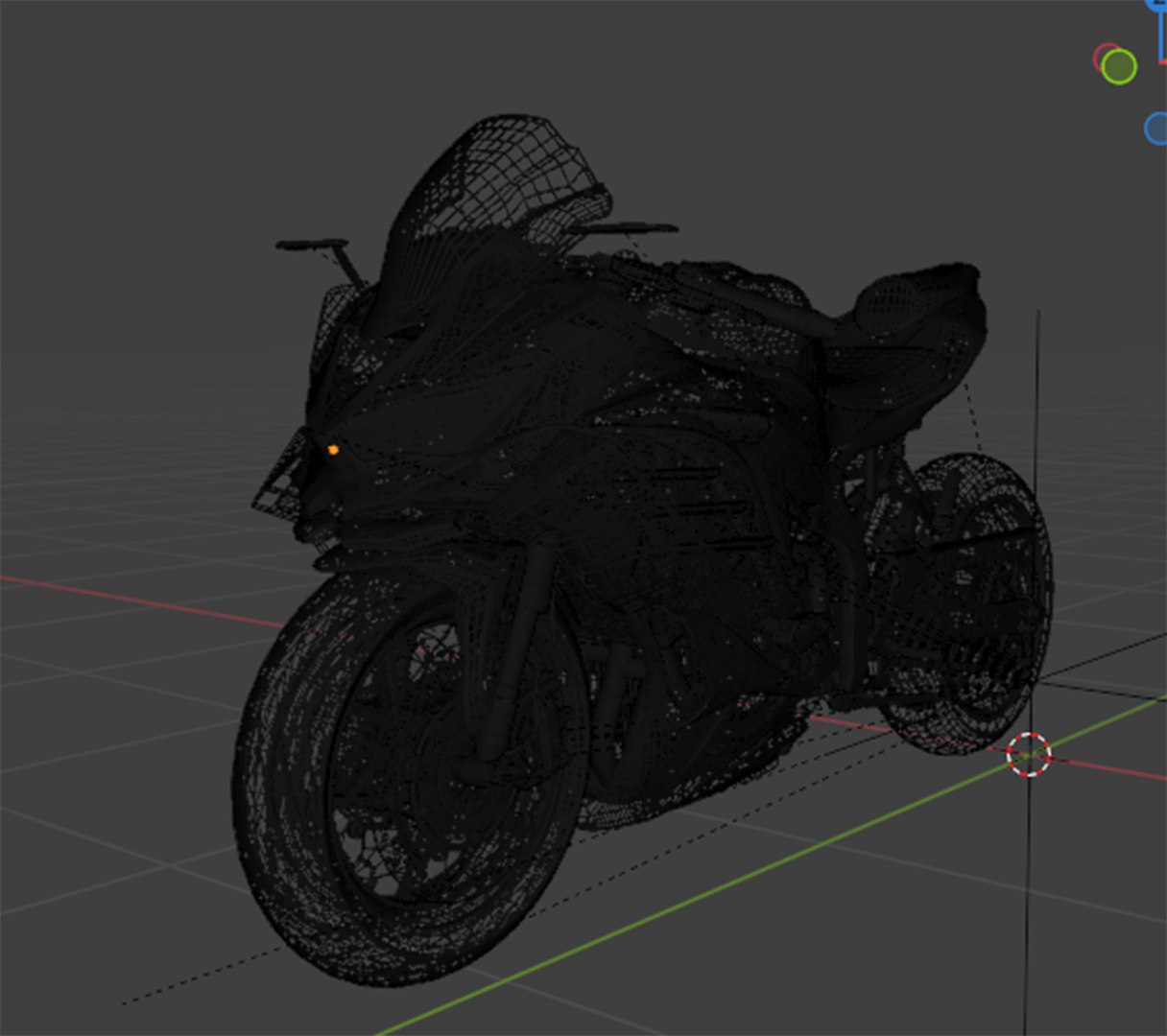 3D Model Ninja ZX - TurboSquid 2352097