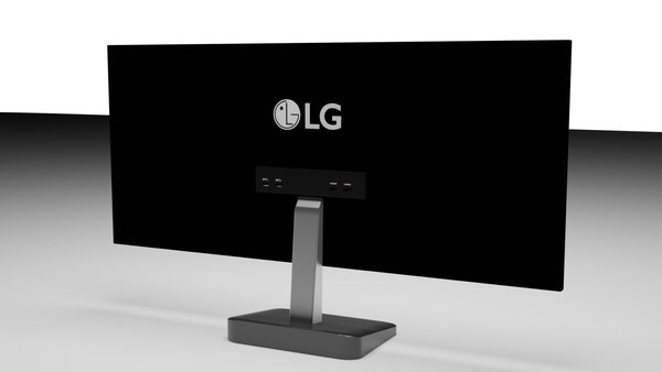 3D model lg monitor 21 9 - TurboSquid 1487858