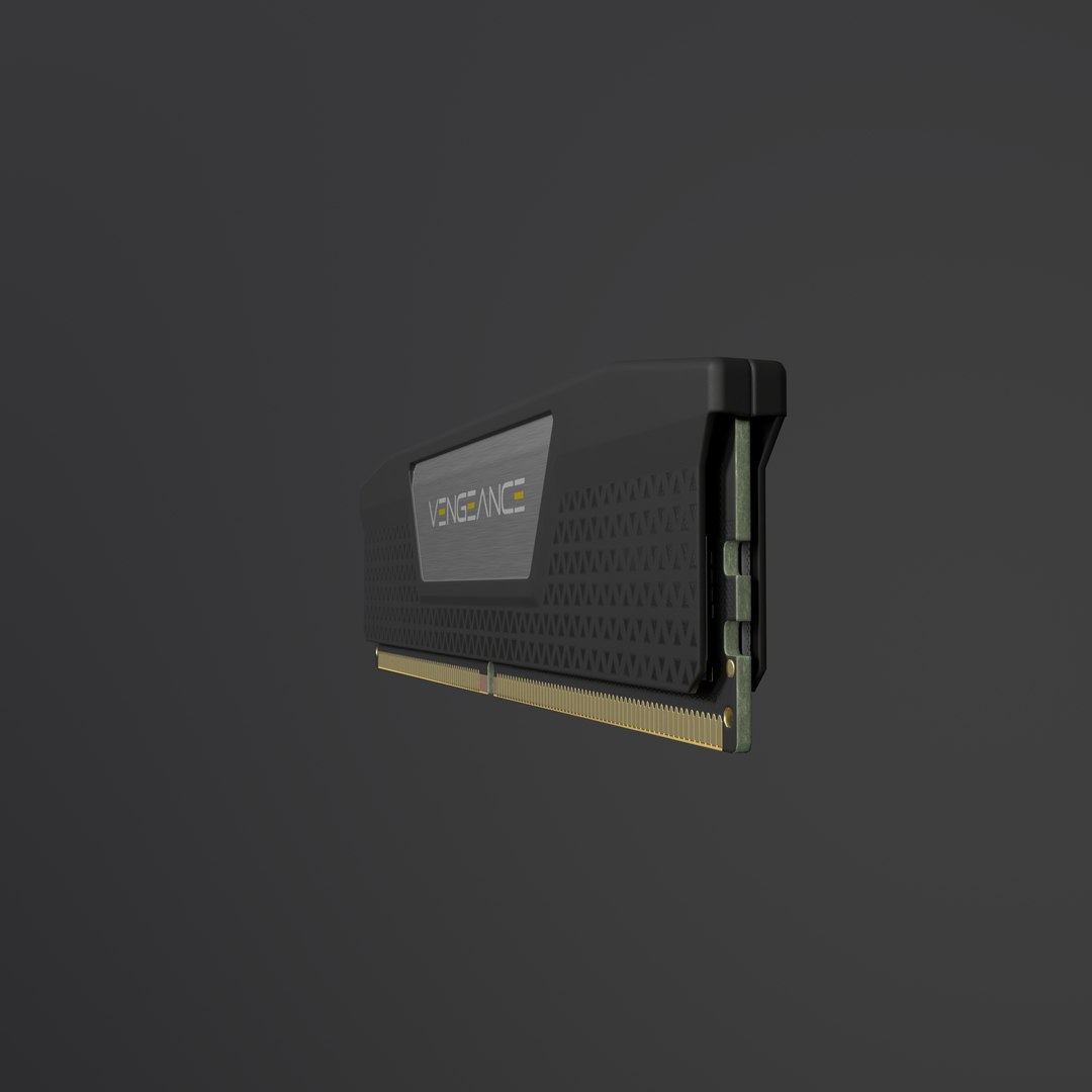 Corsair Vengeance DDR5 RAM 3D Model - TurboSquid 2092209