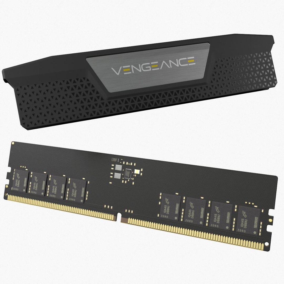 Corsair Vengeance DDR5 RAM 3D Model - TurboSquid 2092209