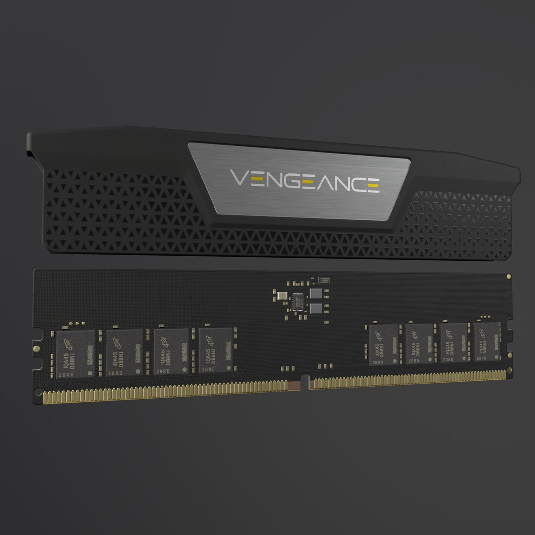 Corsair Vengeance DDR5 RAM 3D Model - TurboSquid 2092209