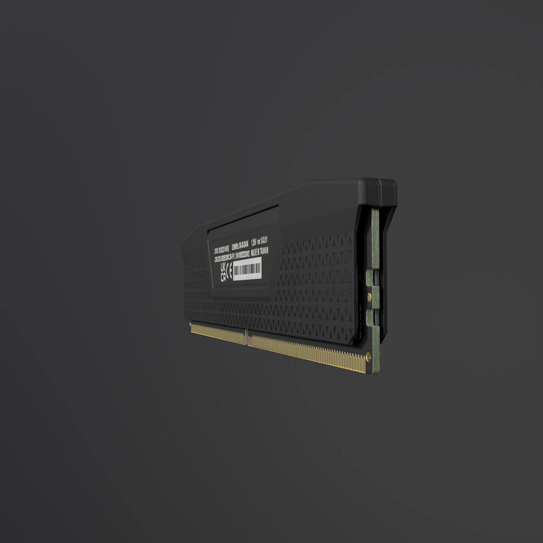 Corsair Vengeance DDR5 RAM 3D Model - TurboSquid 2092209