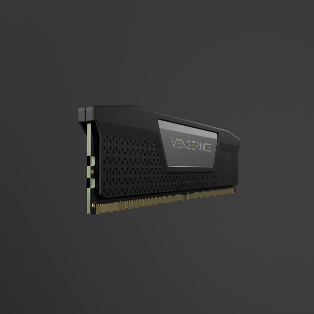 Corsair Vengeance DDR5 RAM 3D Model - TurboSquid 2092209