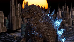 Free Blender Characters-Godzilla Models | TurboSquid