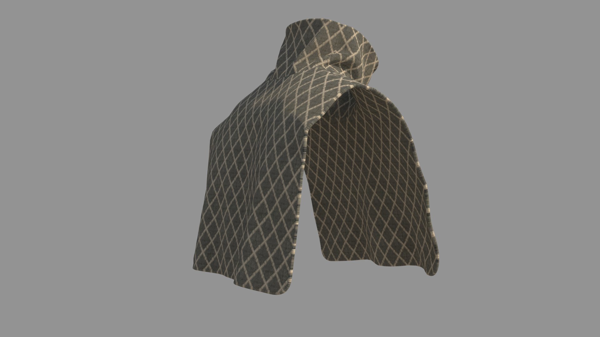 3D Scarf - High Neck Collar - TurboSquid 1977860