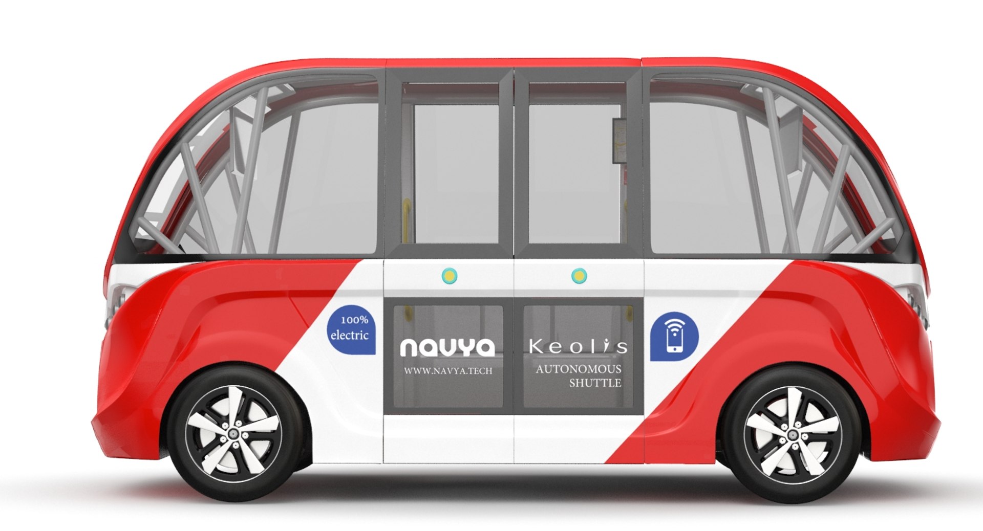 Navya Bus 3D Model - TurboSquid 1262188