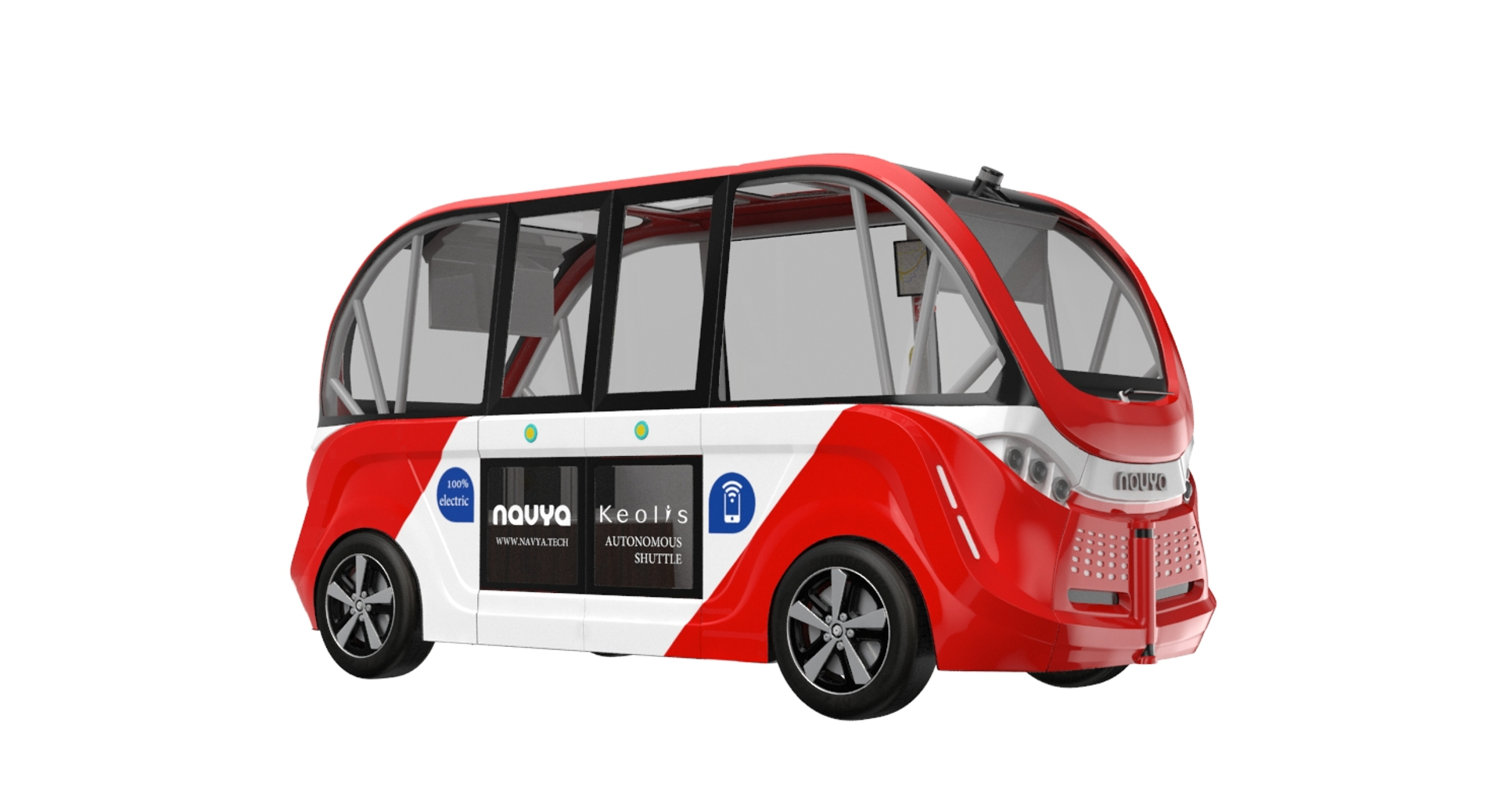 Navya Bus 3D Model - TurboSquid 1262188
