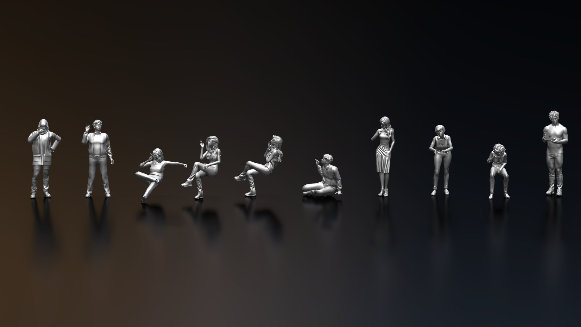 HD People 38 Smoking 3D Model - TurboSquid 2388835