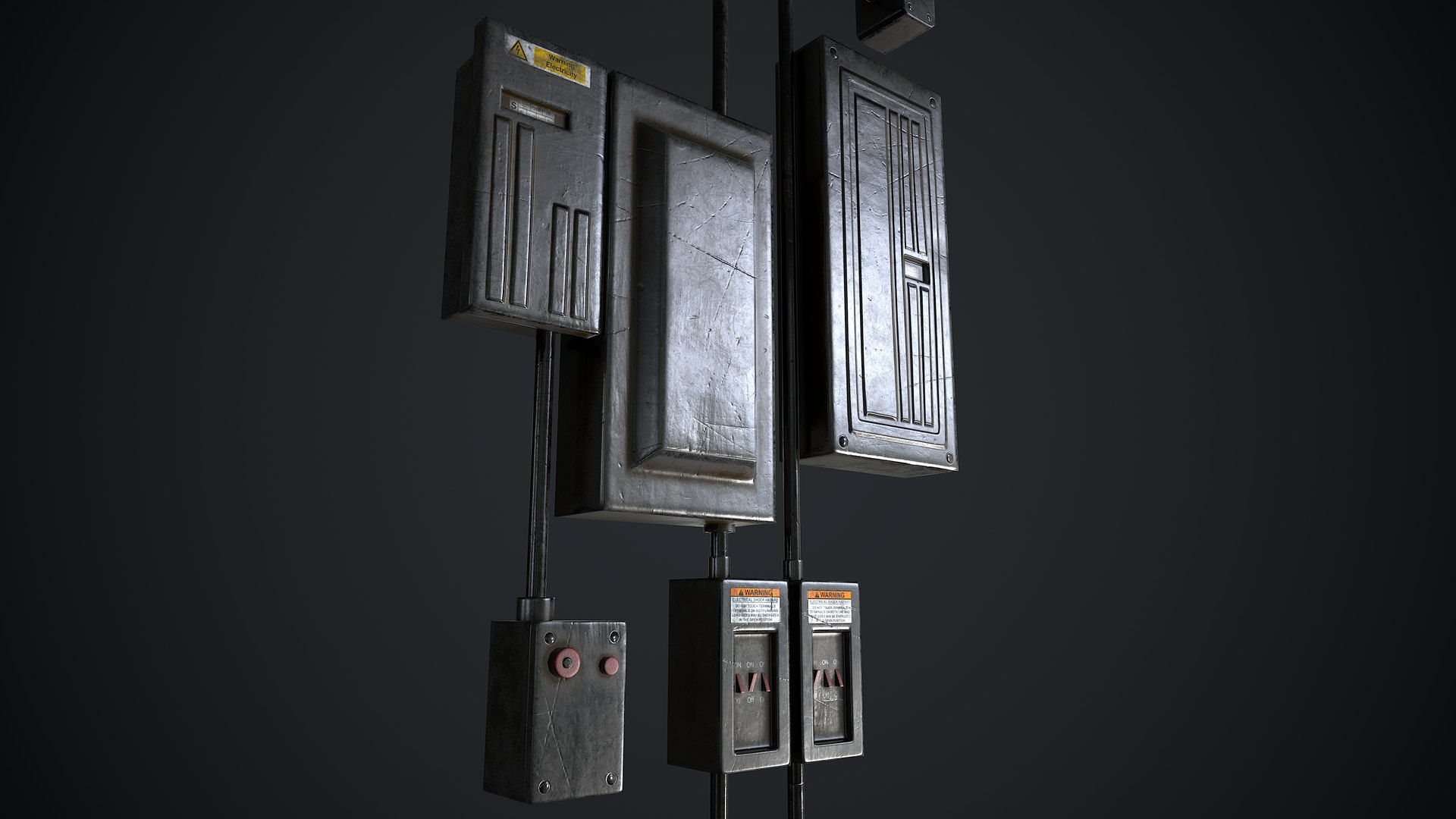 Electric Panel Box 3D - TurboSquid 1675147