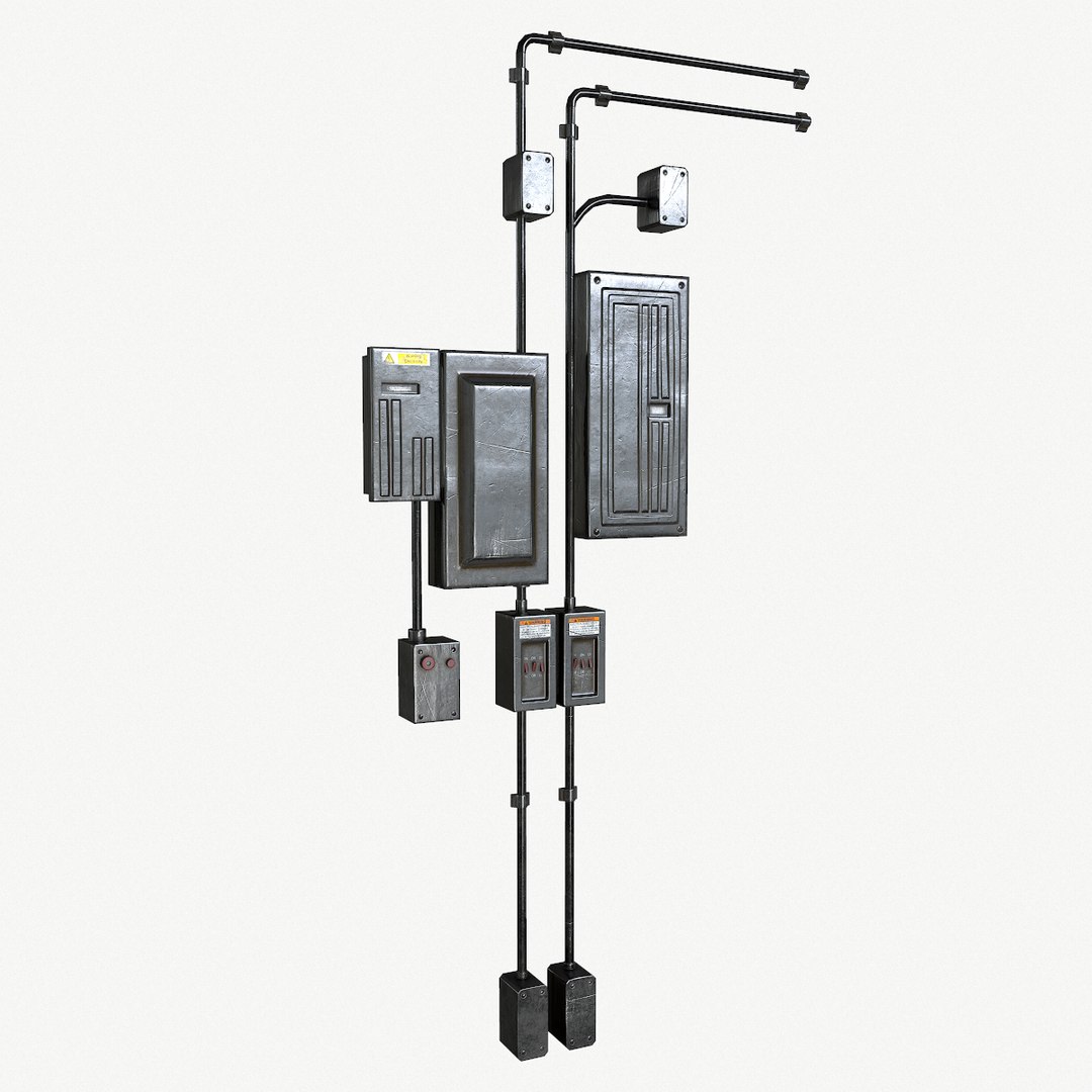 Electric Panel Box 3D - TurboSquid 1675147