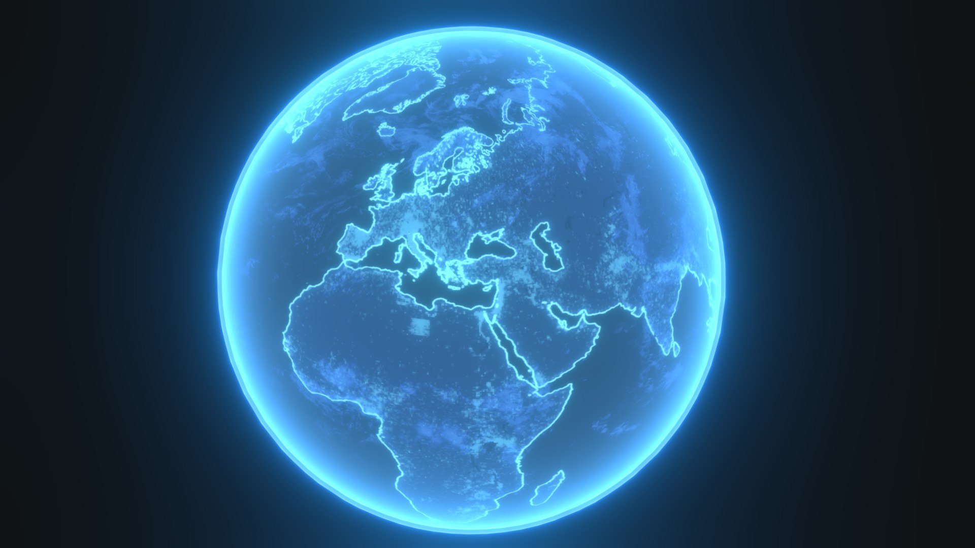 3D Hologram Planet Earth Sci-Fi 3D Model 8k Textures Model - TurboSquid ...