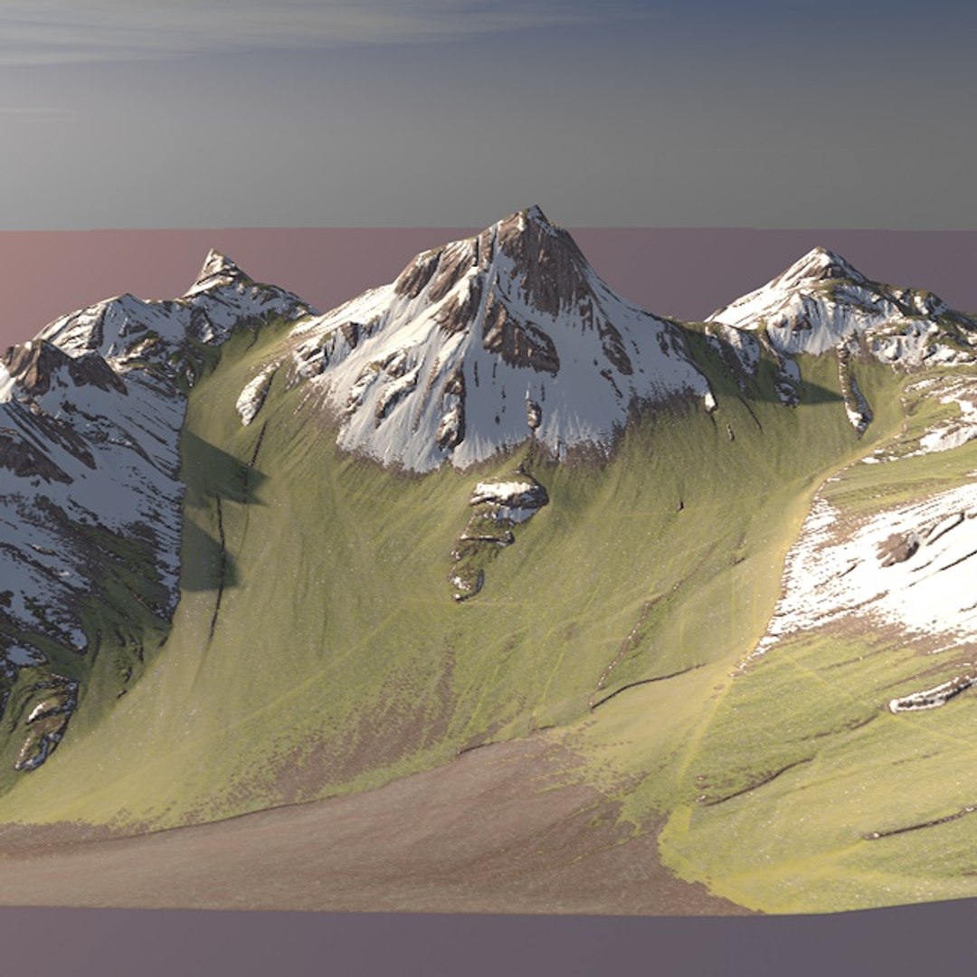 3d Model Mountain Maps Terrain