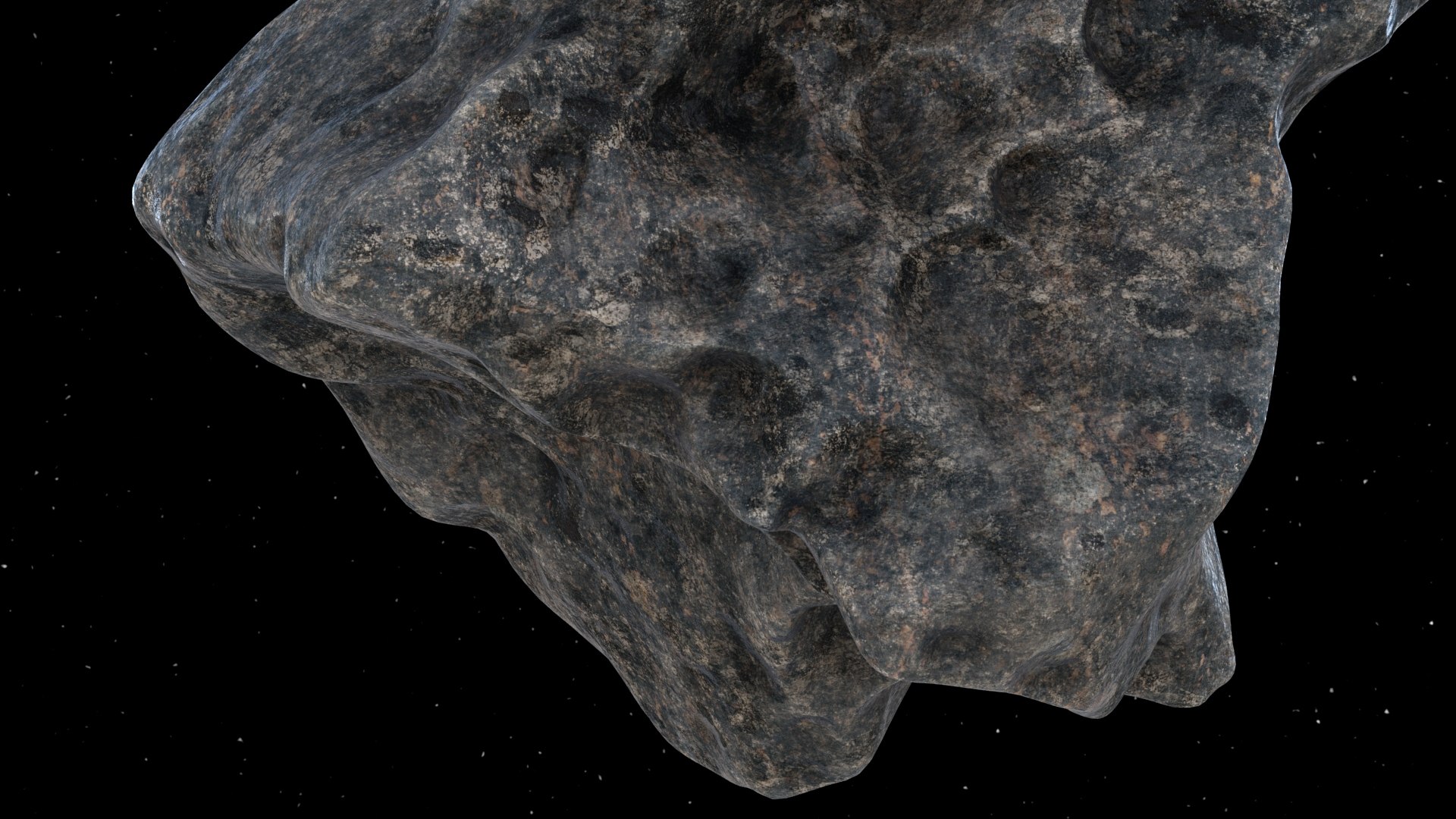 3D Asteroid 01 Model - TurboSquid 1572702