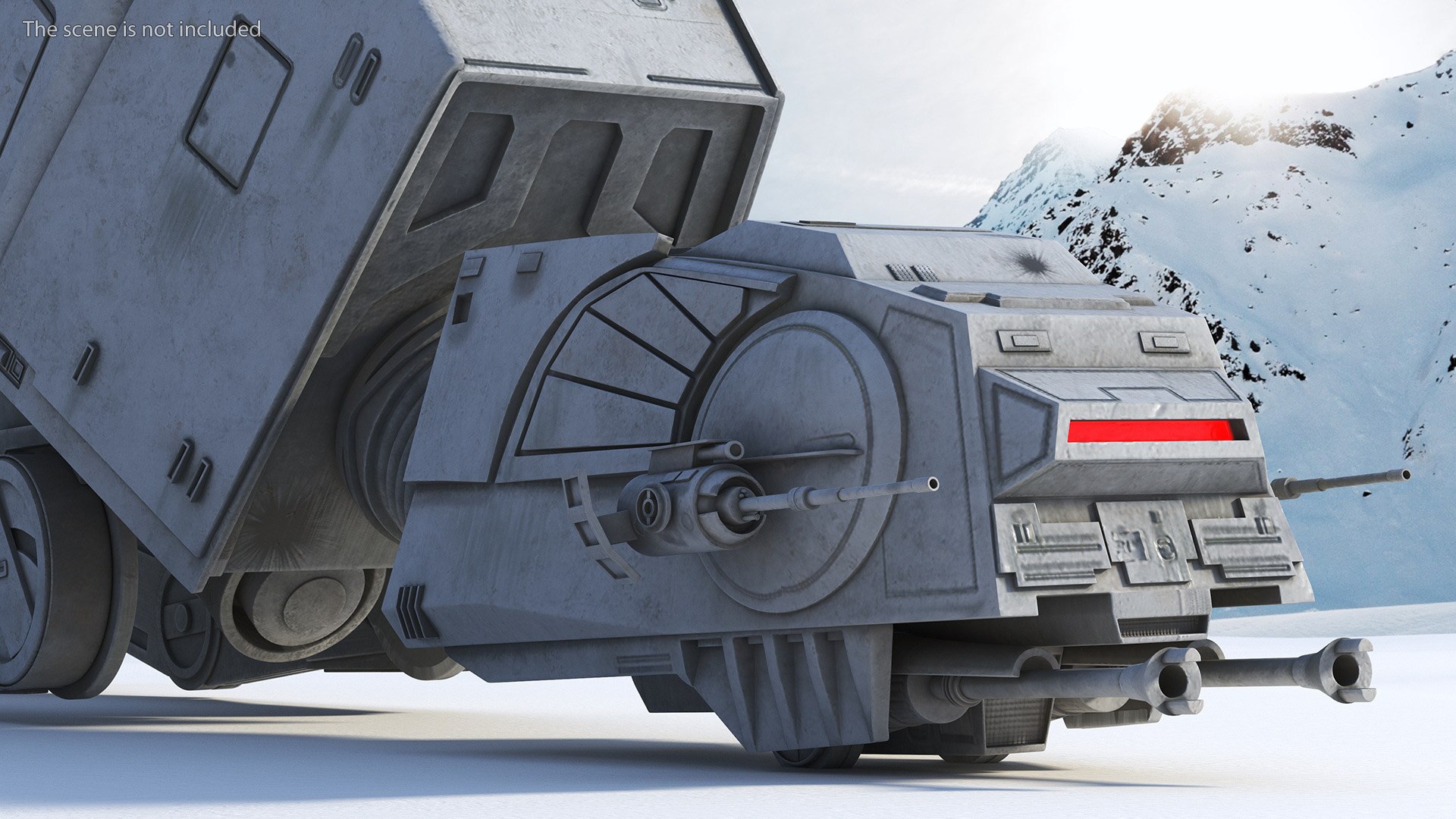 3D Dirt Star Wars AT-AT Rigged model - TurboSquid 2108492