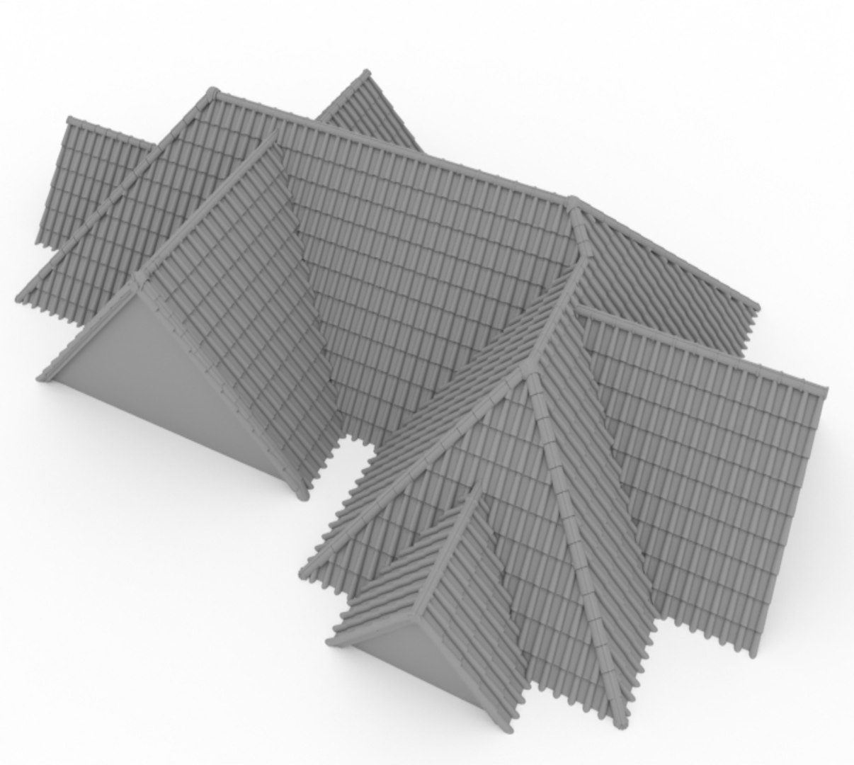 3D Realistic Roof Shingles 8 - TurboSquid 1762166