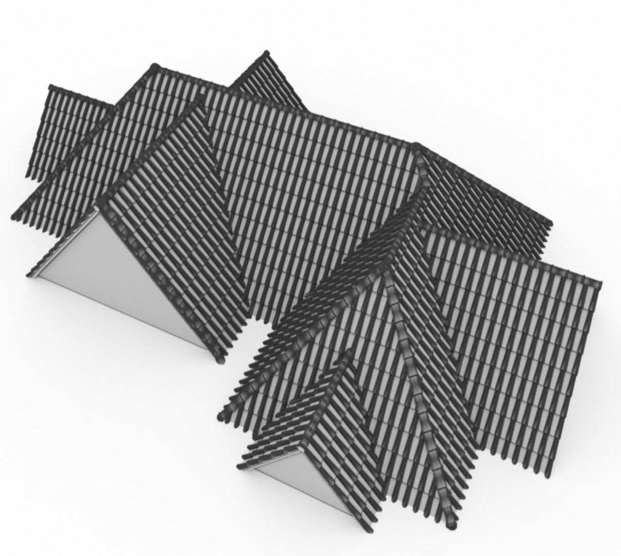 3D Realistic Roof Shingles 8 - TurboSquid 1762166