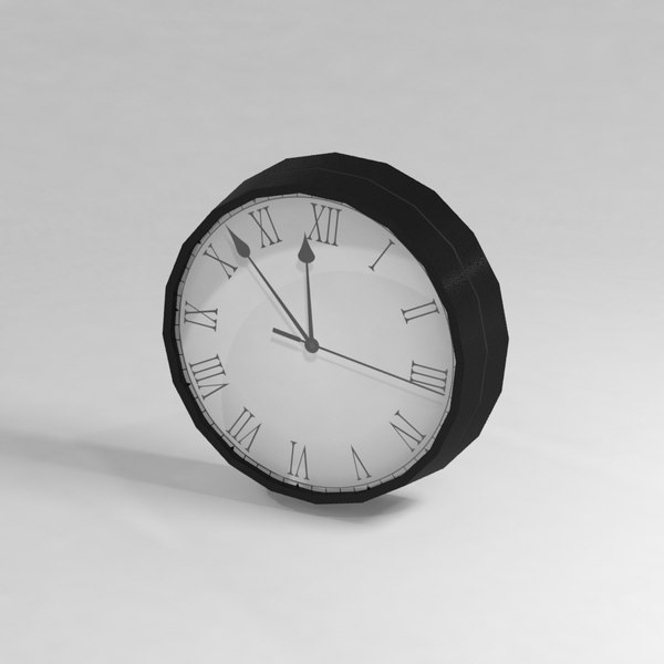 Free Wall Clock 3D Models for Download | TurboSquid