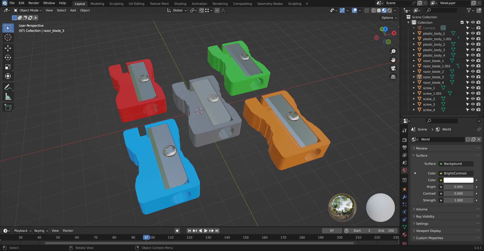 Realistic Sharpener 3D Model - TurboSquid 2056917