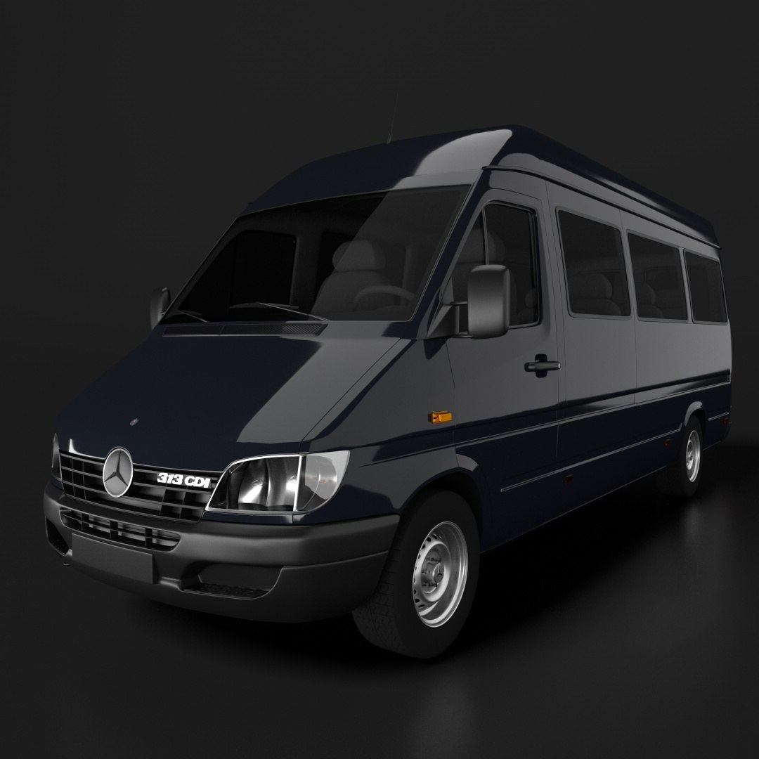 3D Mercedes-Benz Sprinter W903 Passenger Van - TurboSquid 2359714