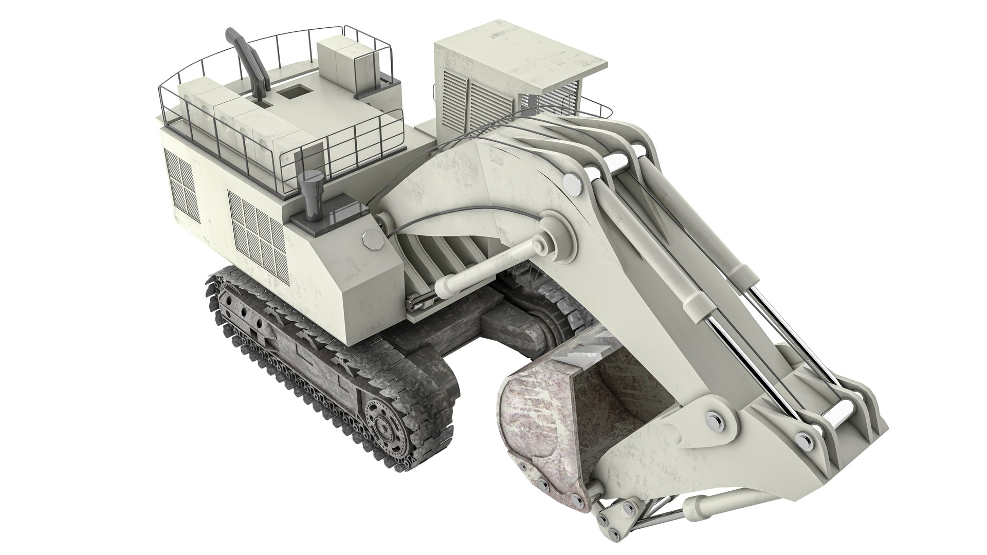 Hydraulic Excavator 3D Model - TurboSquid 2224407