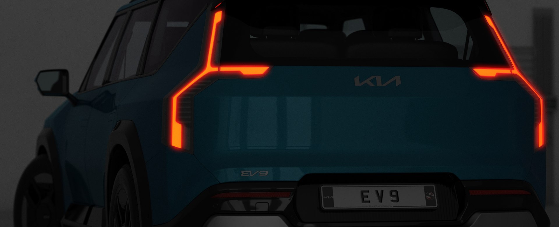 Kia EV9 2024 Opening doors and trunk model - TurboSquid 2130184