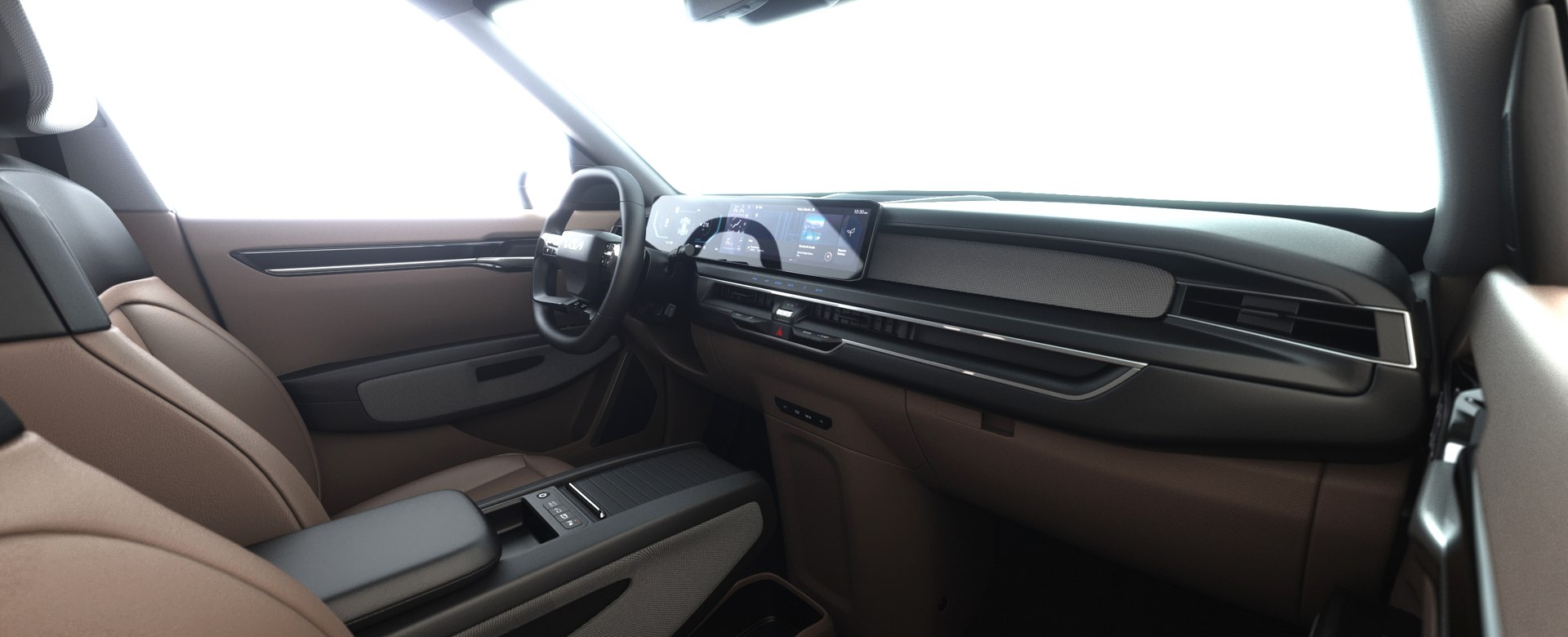 Kia EV9 2024 Opening doors and trunk model - TurboSquid 2130184