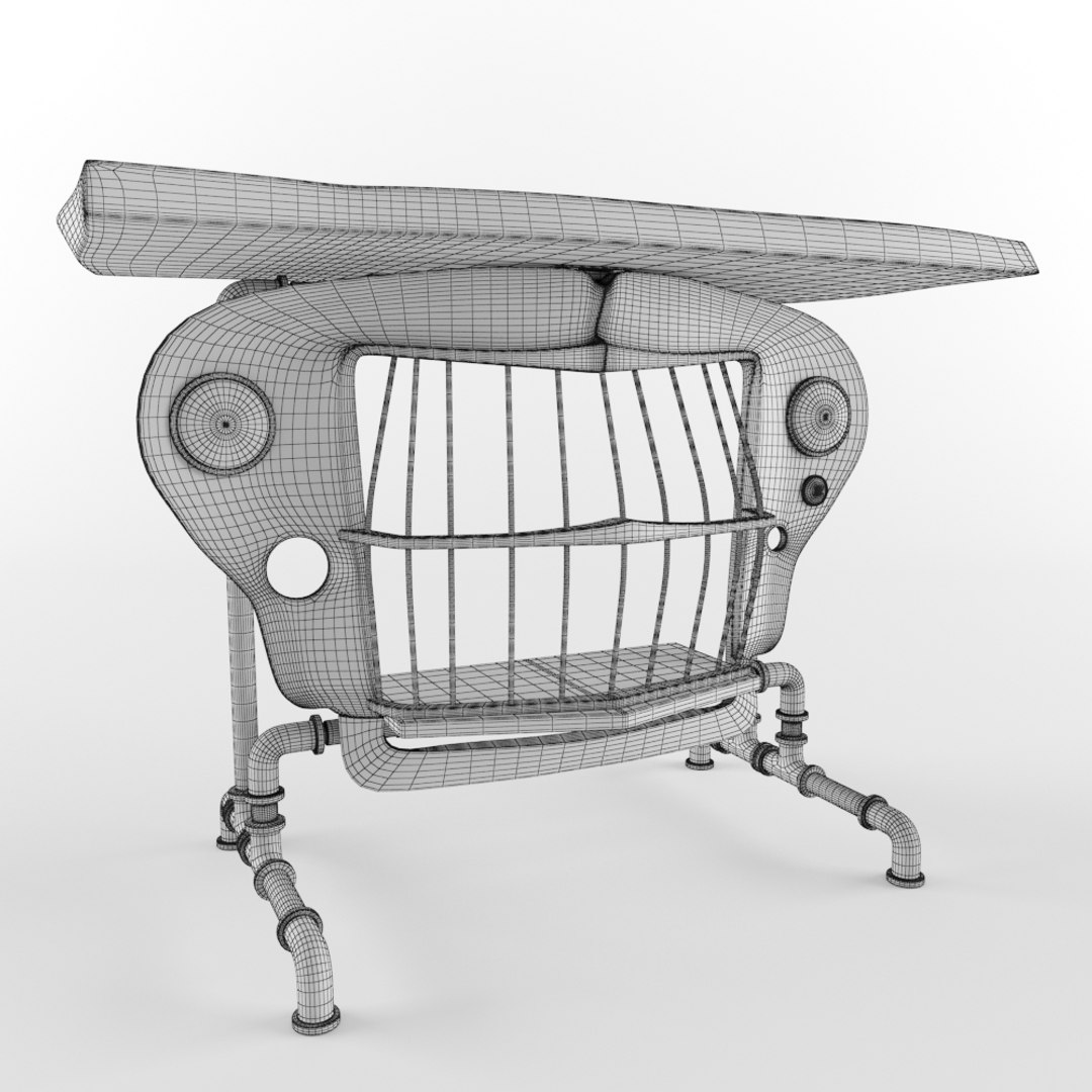 3D model industrial table - TurboSquid 1186444