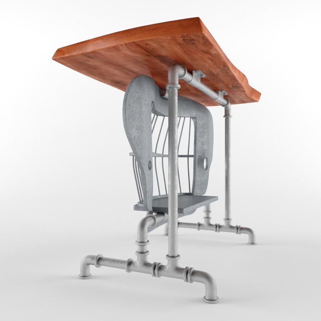 3D model industrial table - TurboSquid 1186444