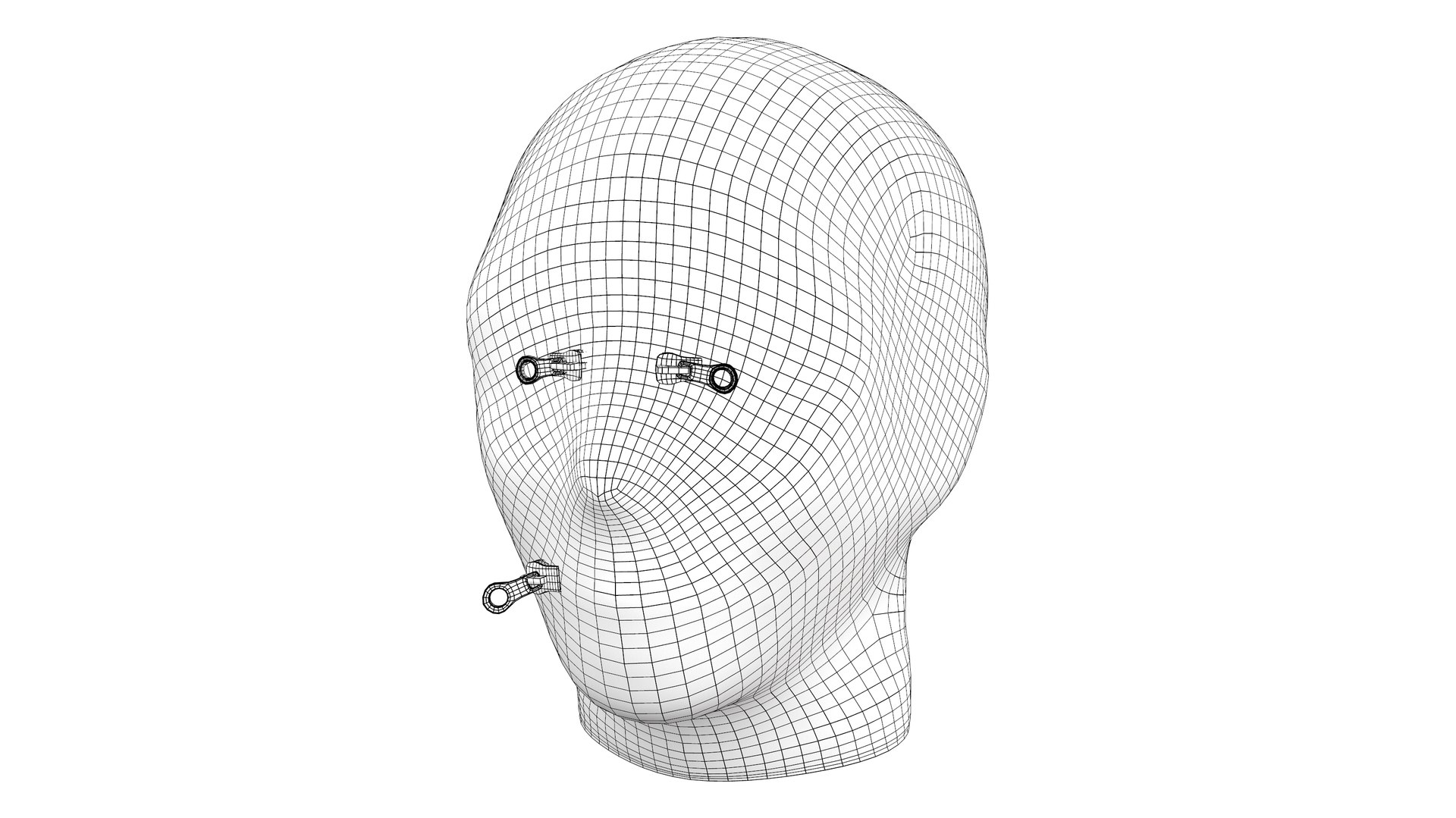 Female Full Head Mask 3D Model - TurboSquid 1872448