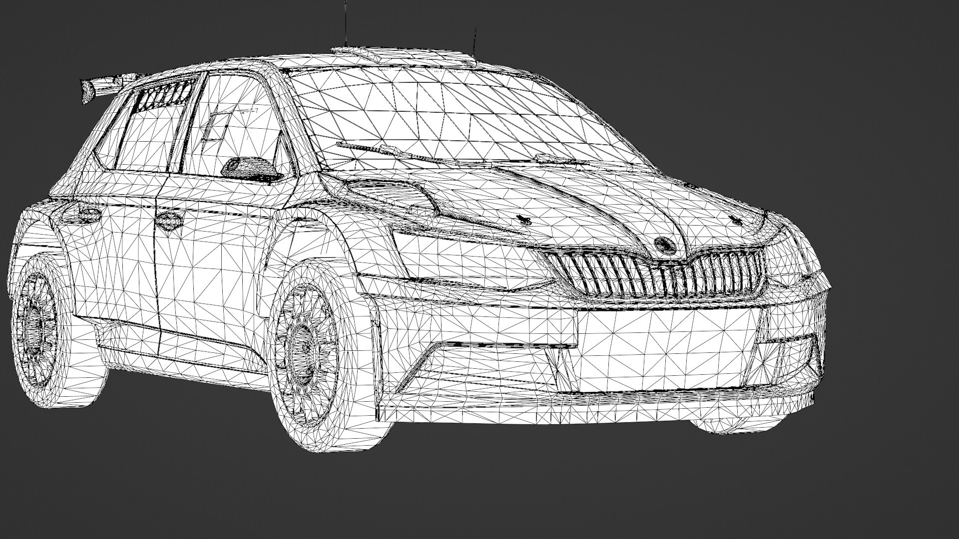 2018 Skoda Fabia R5 3D Model Rally Car Ready For Games Renders 3D ...