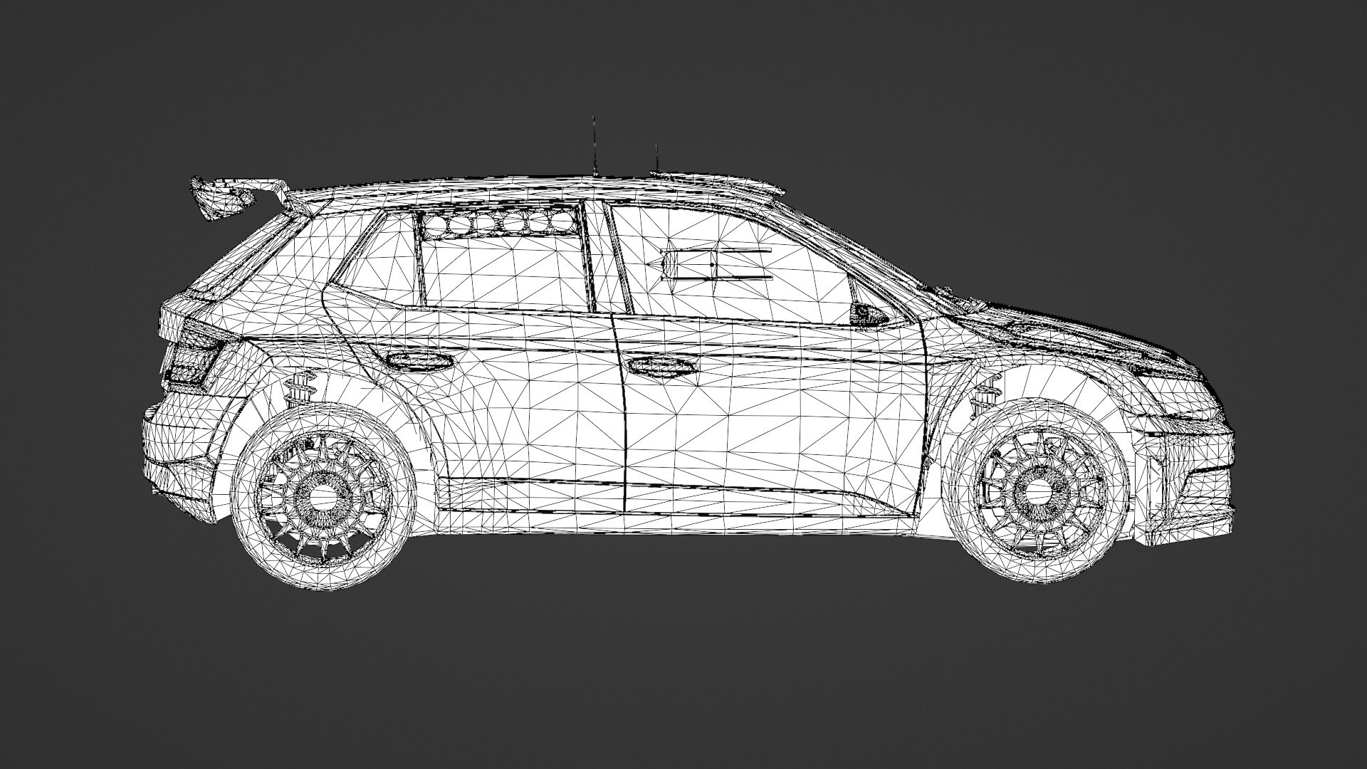 2018 Skoda Fabia R5 3D Model Rally Car Ready For Games Renders 3D ...