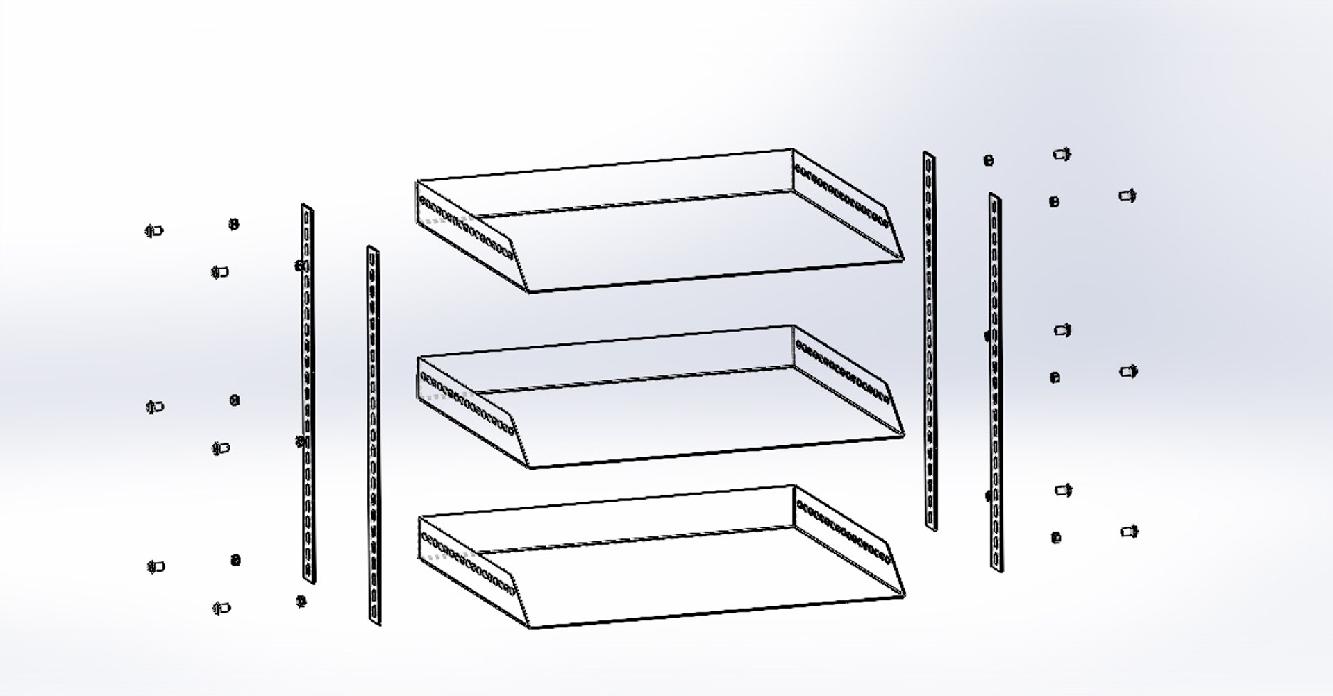 Adjustable Shelf Stand 3D Model - TurboSquid 1741571