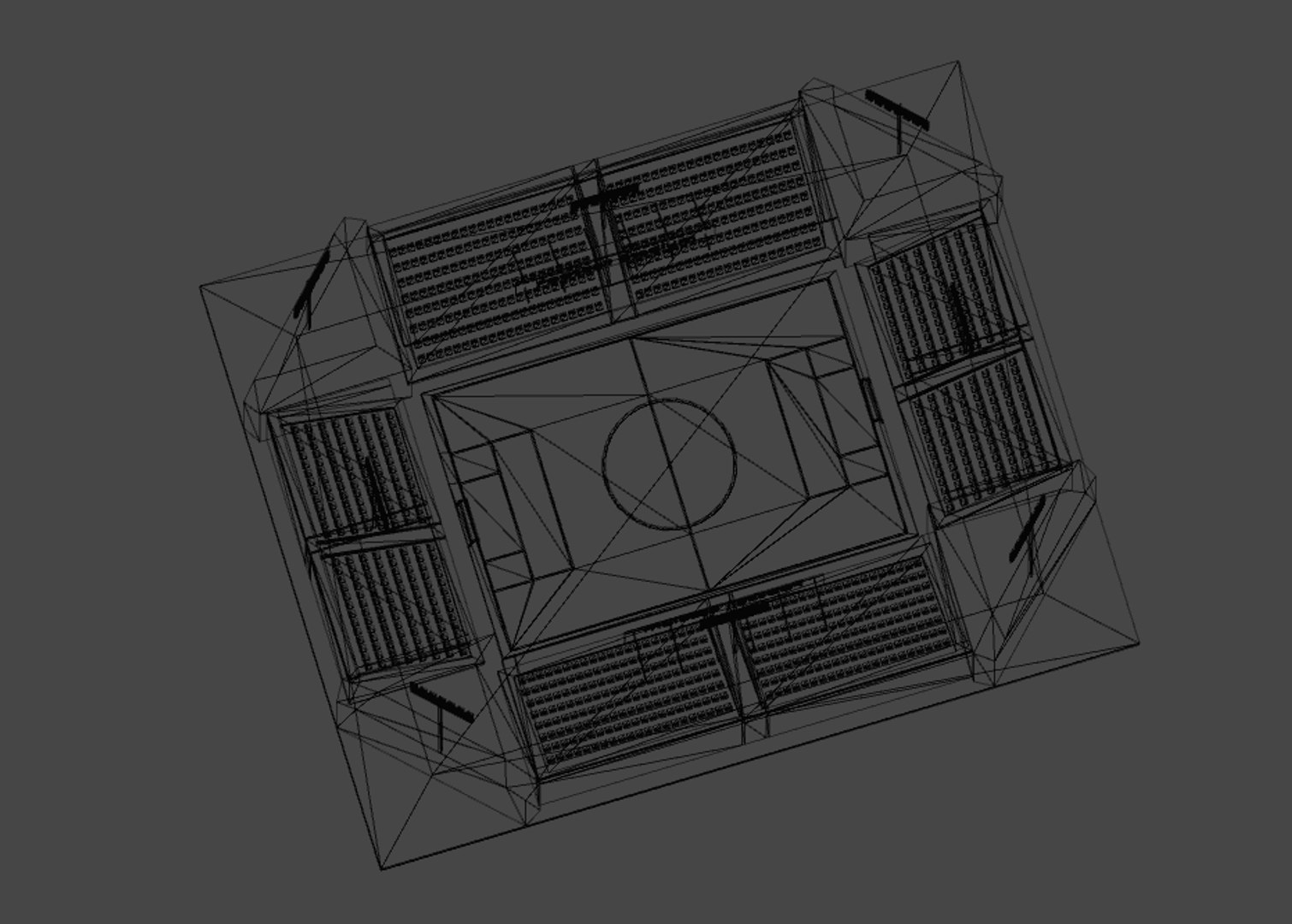 Simple Cartoon Football Stadium 3D Model - TurboSquid 1485914