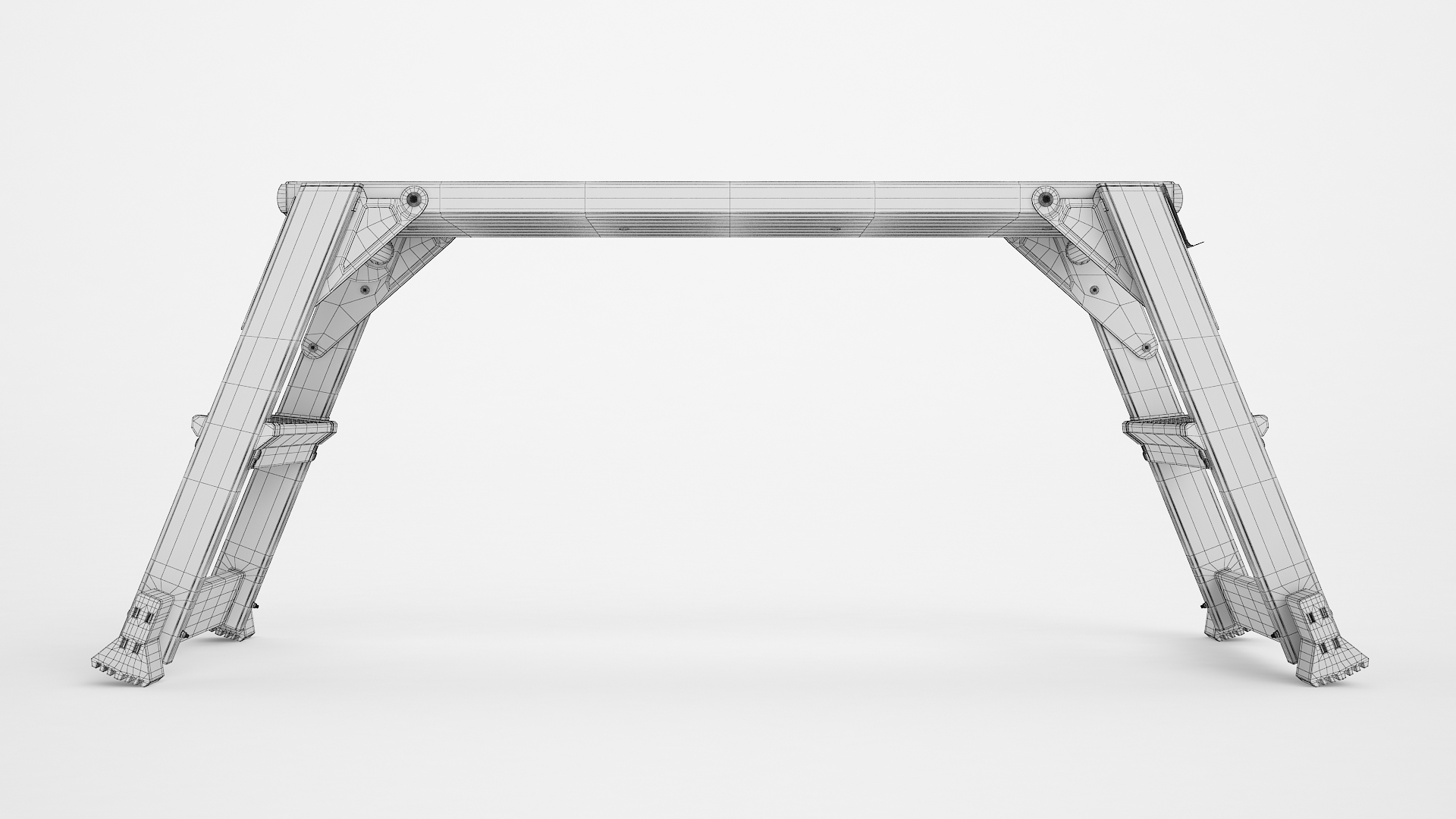 3D Aluminum Portable Work Bench 01 - TurboSquid 2110236